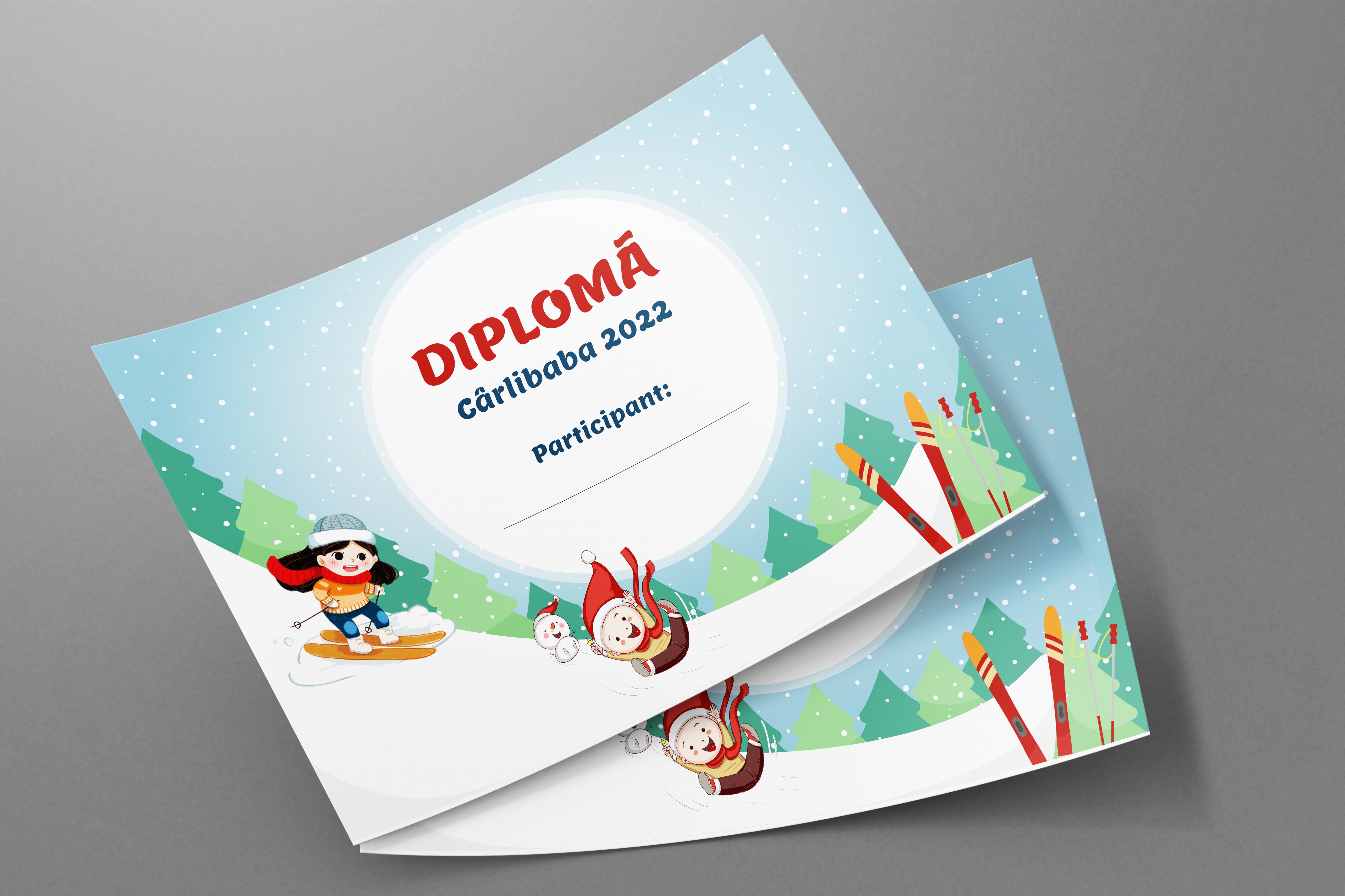 Diplomă Schi - EMA Grafix